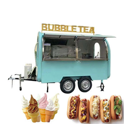 Customized Fully Equipped Food Truck Concession Bubble Tea Coffee Food ...