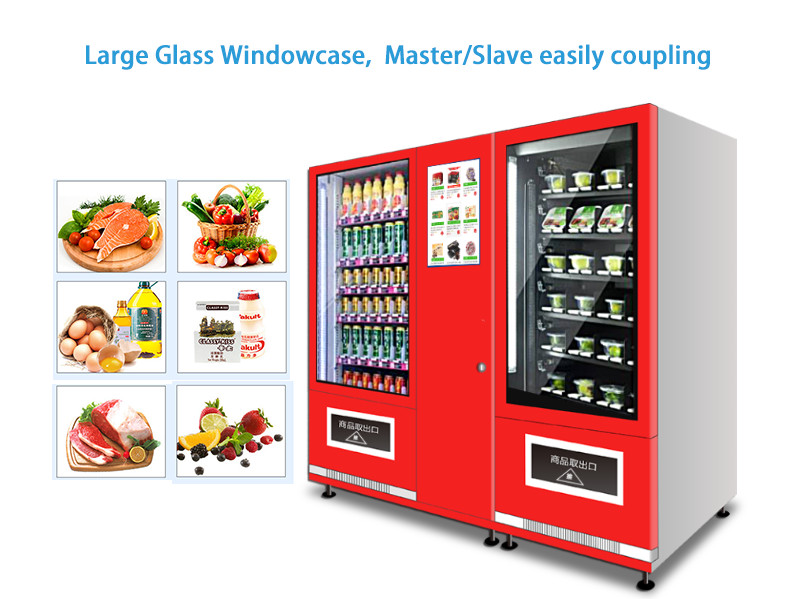 Intelligent Auto Vending Machine With Conveyor Belt Tracks And Touch Screen